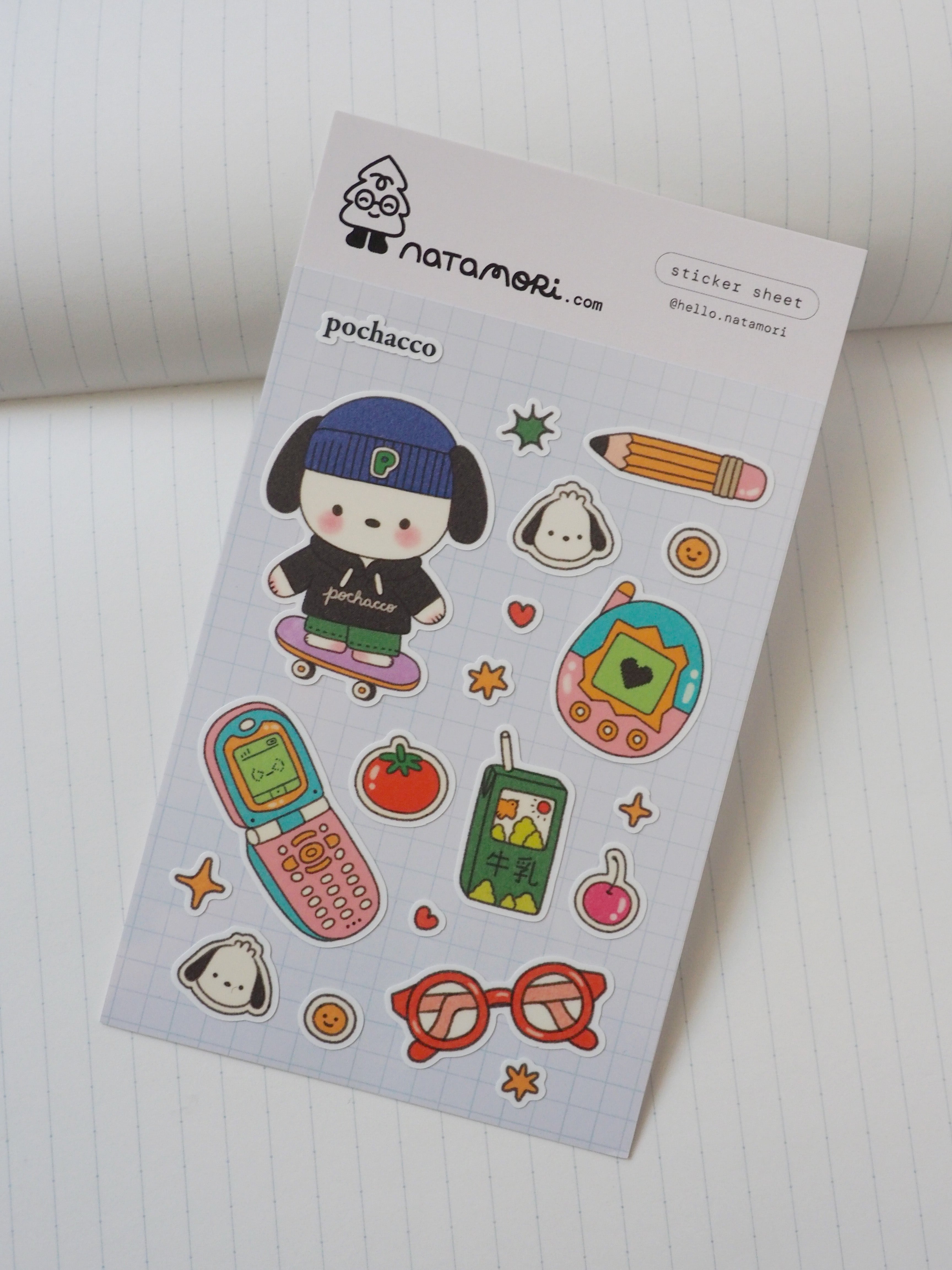 pochacco • sticker sheet – natamori